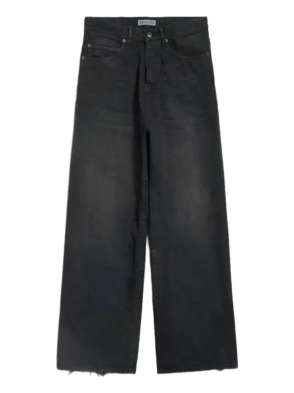 Balenciaga Wide-leg Jeans - Black