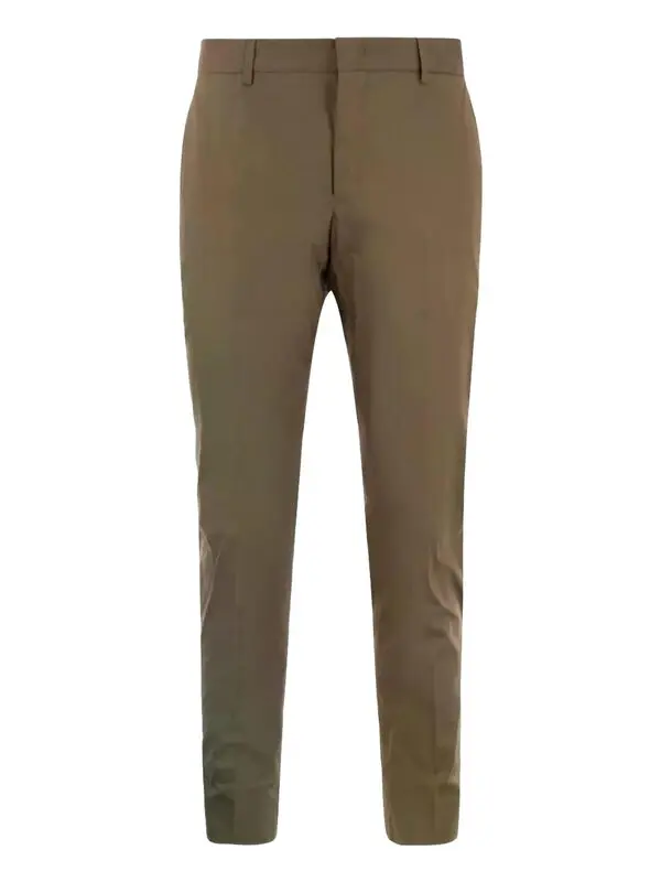 PT TORINO Stretch Crease Trousers - Brown