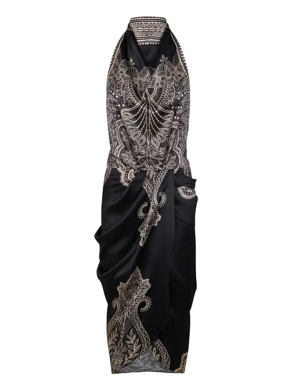 Johanna Ortiz Radical Grace Draped Top - Black