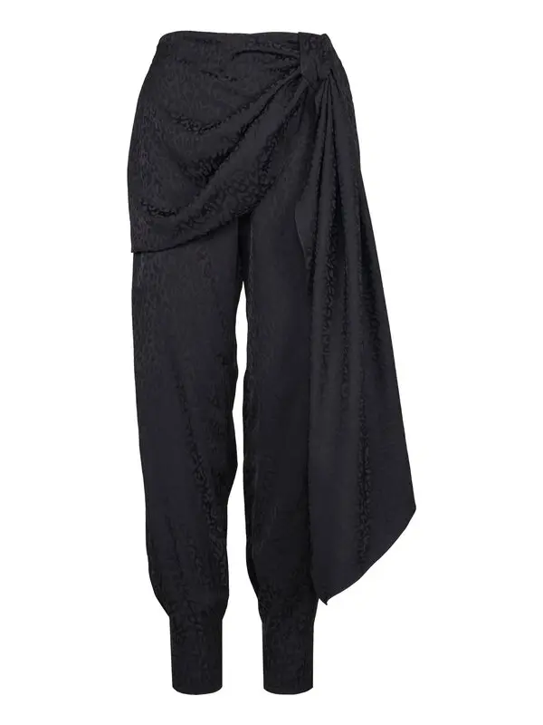 Johanna Ortiz Wide-leg Pants - Black