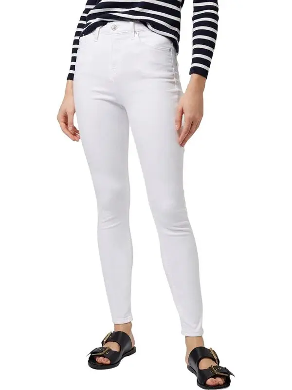 Topshop Jamie High-waist Skinny Jeans - White