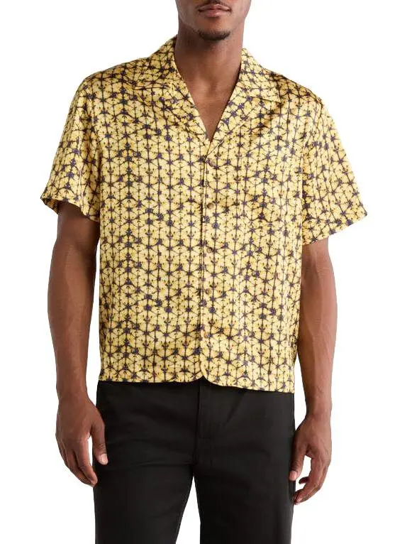 RIZORT Fiz Camp Shirt - Yellow