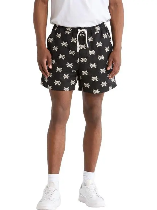 RIZORT Ronan Printed Shorts - Black