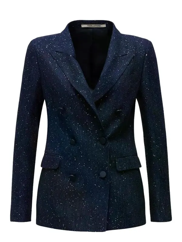 Tagliatore Double-breasted Blazer - Blue
