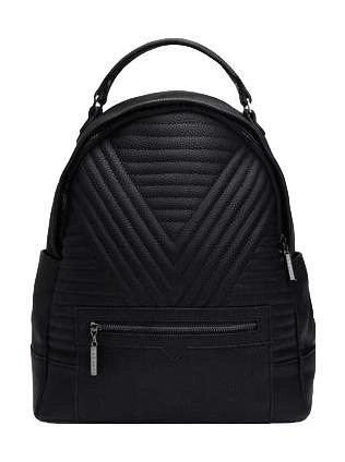 LABANTE LONDON Camberwell Quilted Vegan Backpack - Black