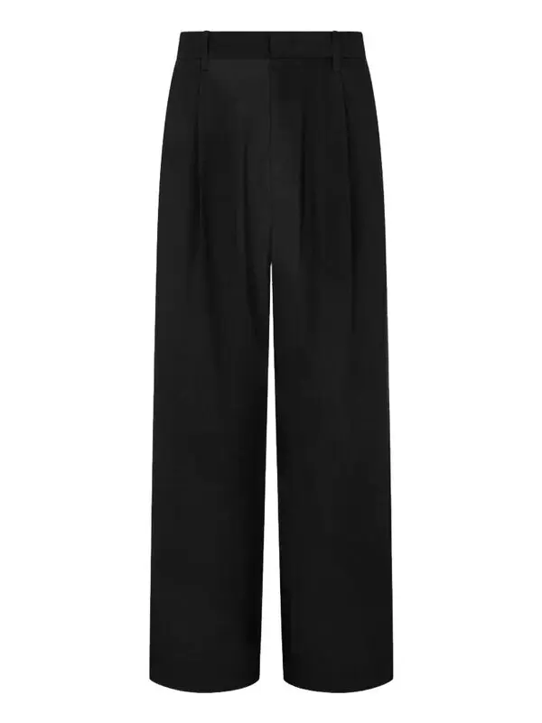 STUDIO TOMBOY Pleated Basic Trousers - Black