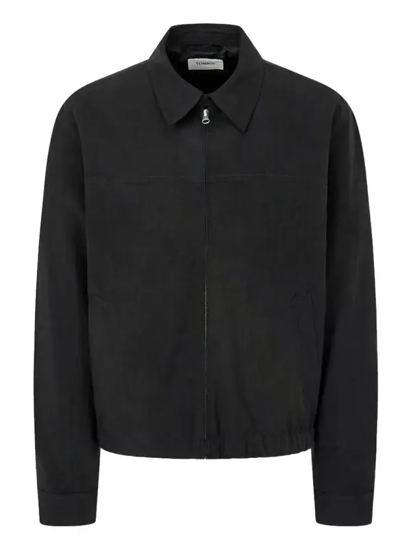 STUDIO TOMBOY Zip Collar Jacket - Black