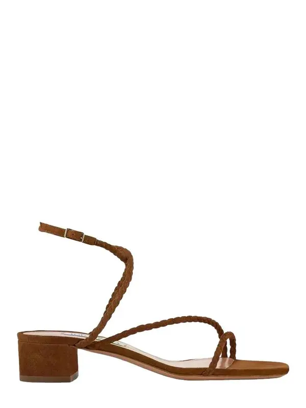 AQUAZZURA Luca Strap Sandals - Brown