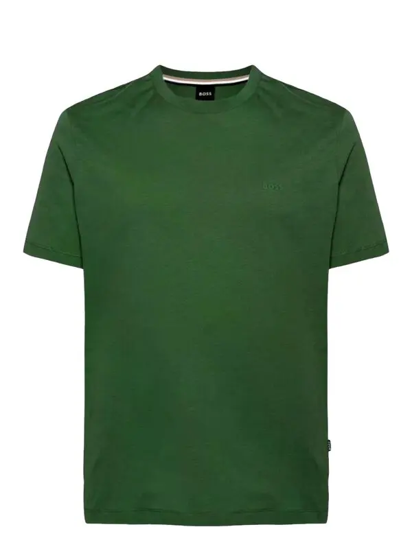 BOSS Embroidered-logo T-shirt - Green