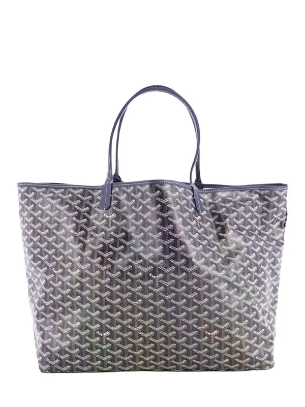 Goyard Saint Louis Coated Canvas Gm Tote Bag - Blue