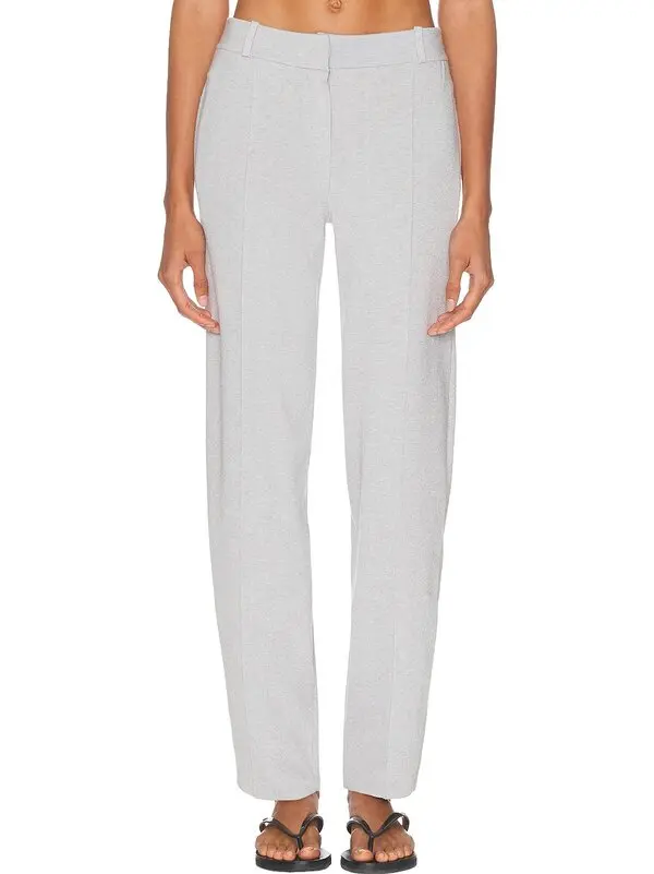 SRG Marielle Knit Tapered Pant - Light Grey