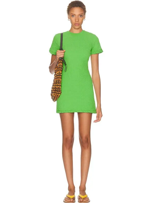 Staud Delia Mini Dress - Sprout