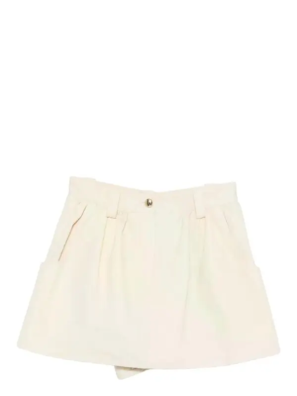 Maje Side-pocket Shorts - Neutrals