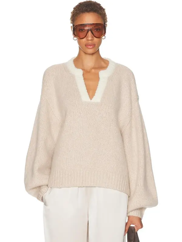 SRG Caylea Oversized Sweater - Oatmeal