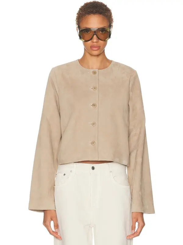 SRG Jemma Suede Jacket - Desert Sand