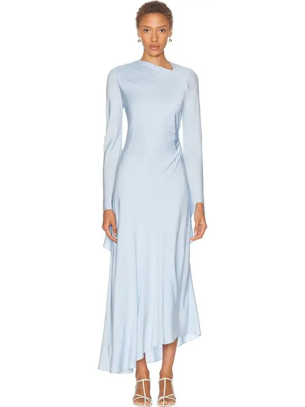 SRG Marlowe Silk Gown - Baby Blue
