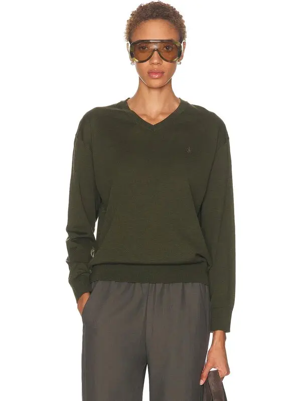 Polo Ralph Lauren V-neck Sweater - Harvest Olive