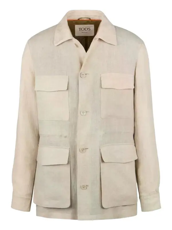 TOD'S Multiple-pocket Field Jacket - Neutrals