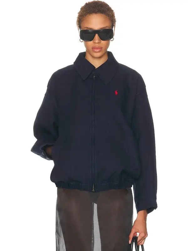 Polo Ralph Lauren Bomber Jacket - Lauren Navy