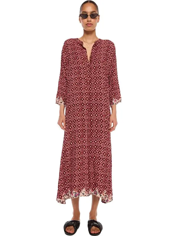 Natalie Martin Isobel Maxi Dress - Red