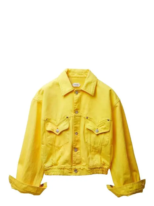Versace Denim Blouson - Yellow