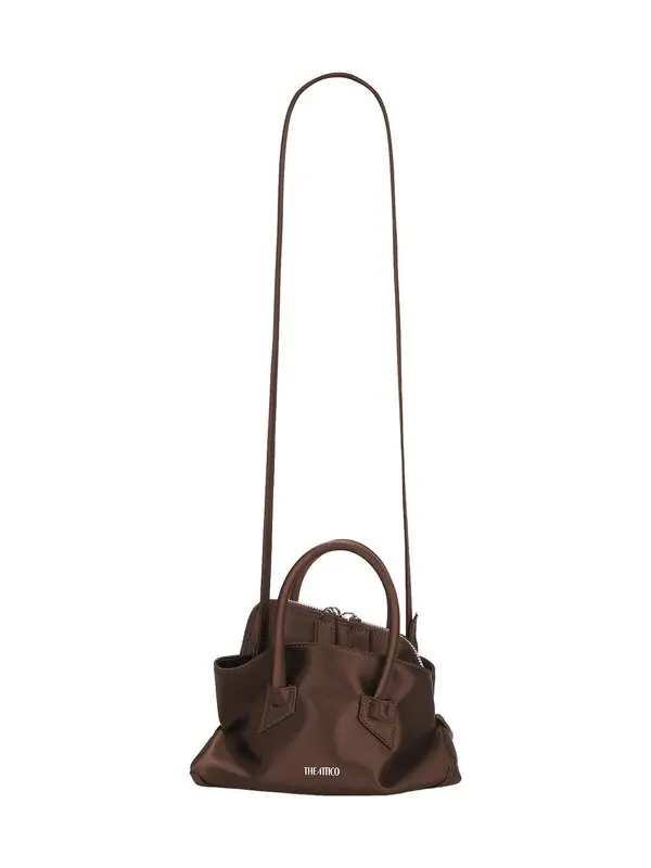Attico La Passeggiata Mini Top Handle Bag - Dark Brown