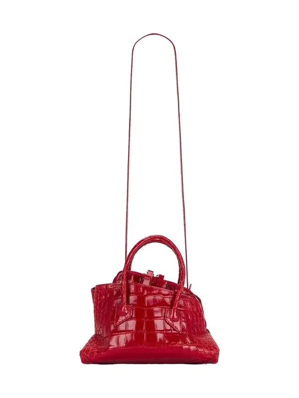 Attico La Passeggiata Mini Top Handle Bag - Red