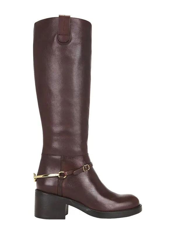 Chloé Riding Boot - Sooty Brown