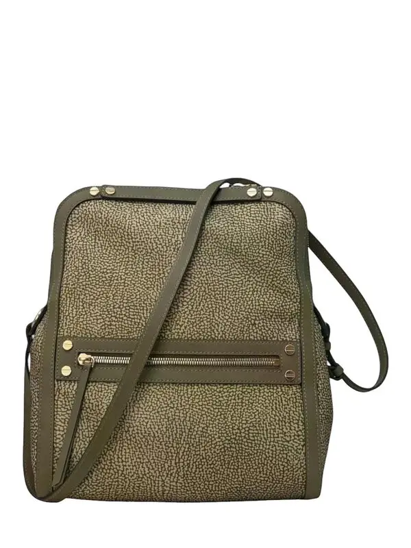 Borbonese Frame Cross Body Bag - Green