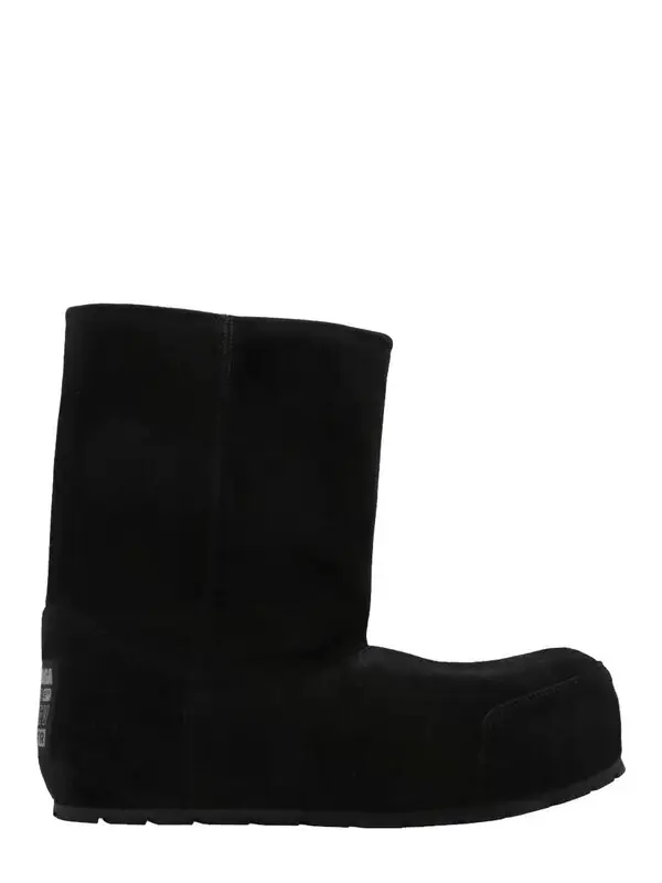 Balenciaga Toe Leather Sneakers - Black