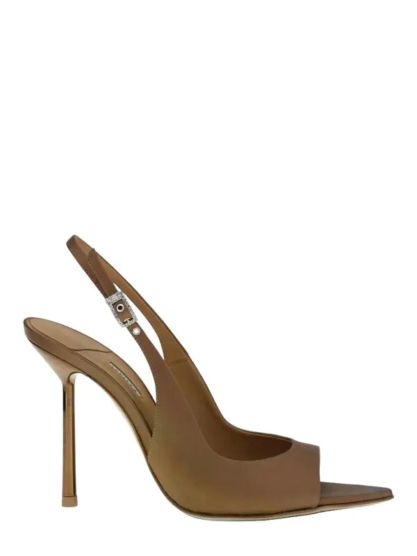 LE SILLA Slingback Heeled Sandals - Brown