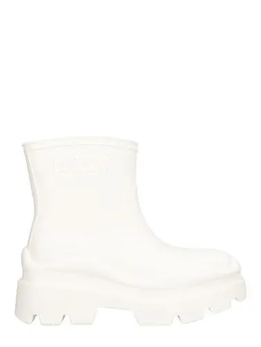 MSGM Rubber Ankle Boots - White