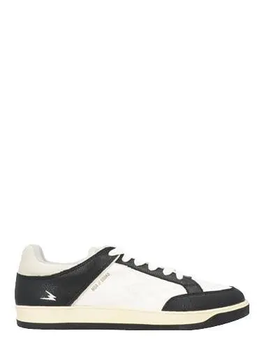 MOACONCEPT Leather Low-top Sneakers - Black