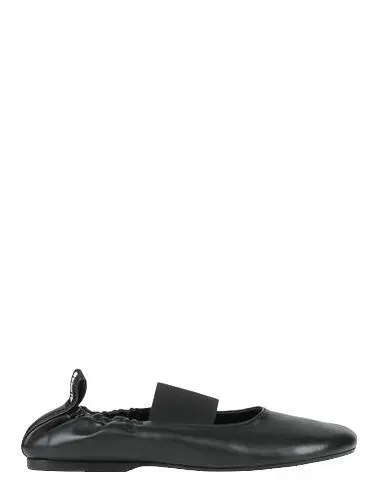 ALOHAS Leather Ballet Flats - Black