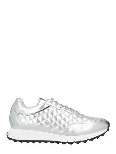 BALDININI Leather Low-top Sneakers - Silver