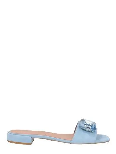 BALDININI Sandals In Light Leather - Blue