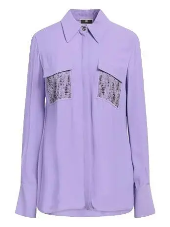 Elisabetta Franchi Safari Shirt - Purple