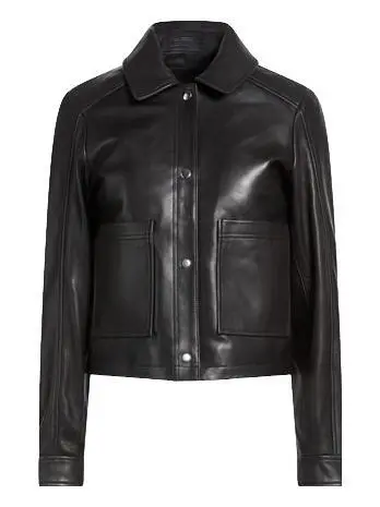 Bolongaro Trevor Evie Sheepskin Leather Jacket - Black