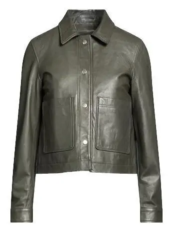 Bolongaro Trevor Evie Sheepskin Leather Jacket - Green