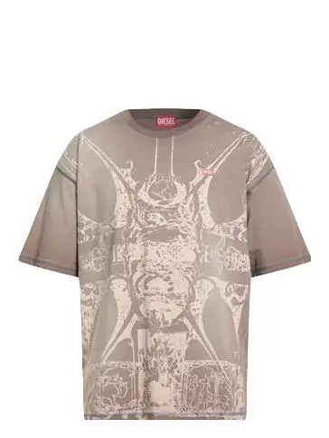 DIESEL® T-shirt Size Cotton - Beige