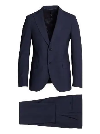 TOMBOLINI Suit Midnight Size Wool - Blue