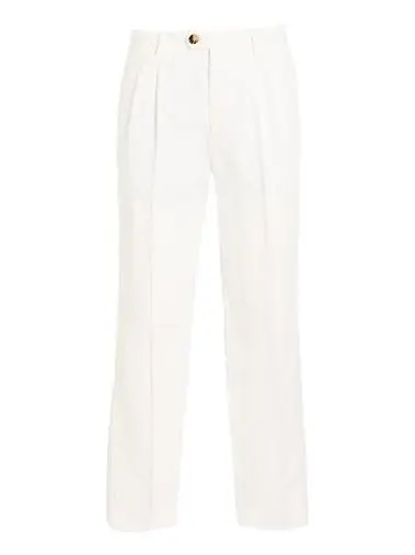 Brunello Cucinelli Pants Size Linen, Cotton - White
