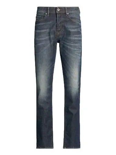 DIESEL® Jeans In Denim With Leather Trim - Blue