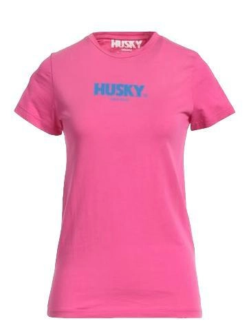 HUSKY Logo-print T-shirt - Fuchsia