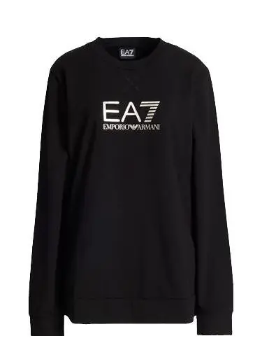 EA7 Cotton Blend Sweatshirt - Black
