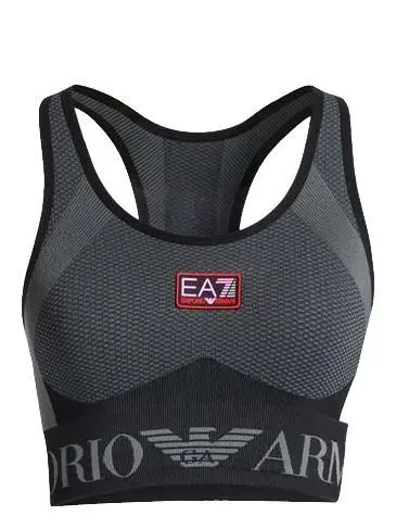 EA7 Sleeveless Two-tone Top - Grey