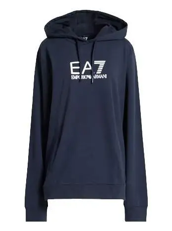 EA7 Cotton-elastane French Terry Sweatshirt - Navy