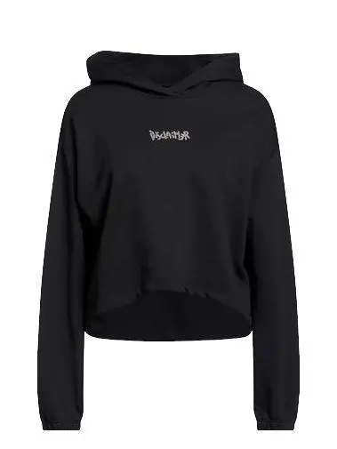 DISCLAIMER Cotton Fleece Sweatshirt - Black