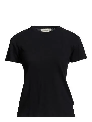 Officine Générale Cotton-linen T-shirt - Black