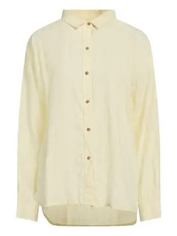 Barbour Linen Long Sleeve Shirt - Yellow